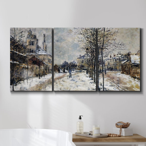 Winston Porter Snow Effect, The Boulevard De Pontoise At Argenteuil ... Winston Porter Snow Effect, The Boulevard De Pontoise At Argenteuil ...